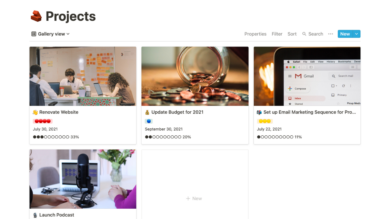 Notion Weekly Agenda & Project Progress Setup - That Remote Life